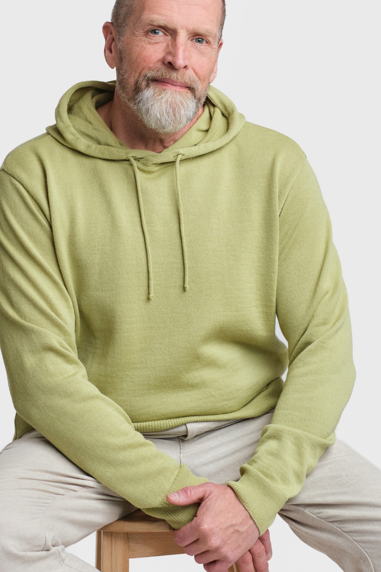 HOODIE alpaca hoodie, pear | Alpa